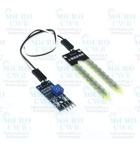 Sensor De Umidade De Solo Higrômetro Para Arduíno Mercadolivre