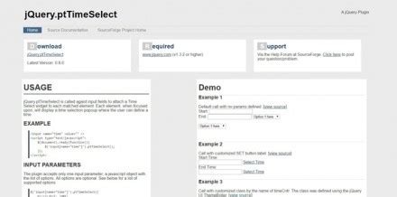 Best JQuery Time Picker Plugins Code Geekz