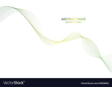 Abstract Colorful Wave Element For Design Vector Image