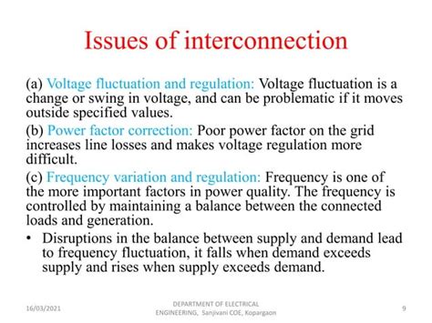 Interconnection Issue In Microgrid Pptx