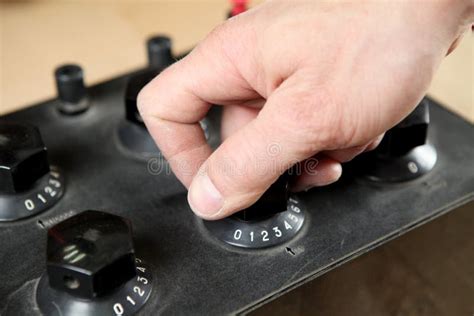 Electrician Engineer Work Tester Measuring Voltage And Current Of Power