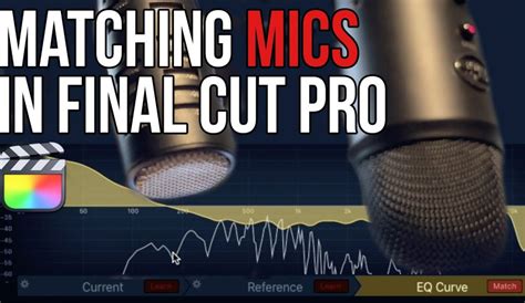 התאמת מיקרופונים ב FCP - מגזין AV