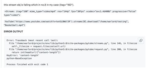 BUG NoneType Object Has No Attribute Span Issue Pytube Pytube GitHub