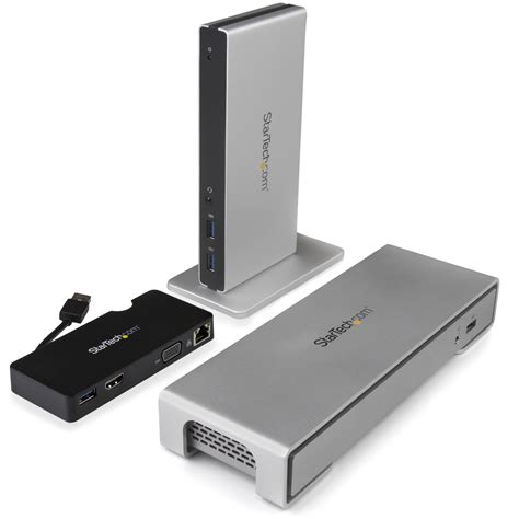 StarTech Com Travel Essential Professional And Specialty Docking Stations Announced