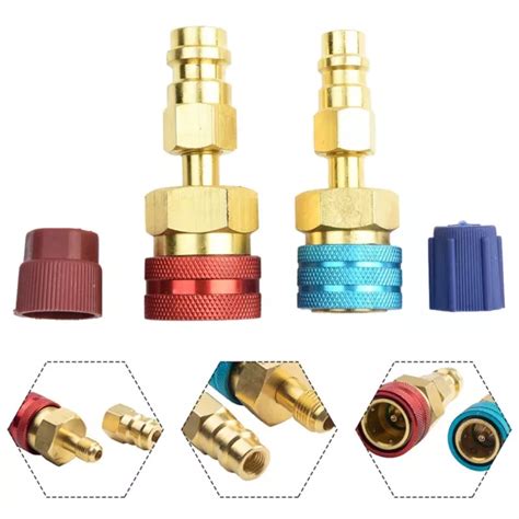 Facile Da Usare R1234yf Su R134a Set Adattatore Frizione Rapida Auto
