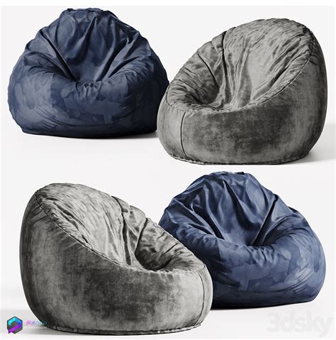 دانلود صندلی راحتی مدل سه بعدی Bag Chair صندلی