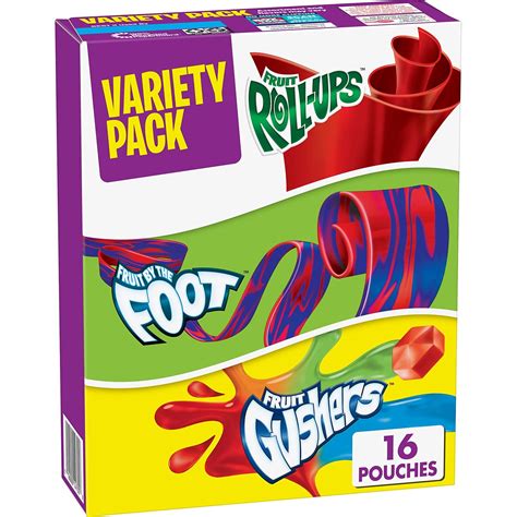 Buy Betty Crocker Fruit Roll Ups Fruit By The Foot Gushers 102 Oz
