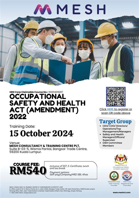 Oshamendment2022 Oshact Safetyregulation Mesh Consultancy And Training Centre Plt