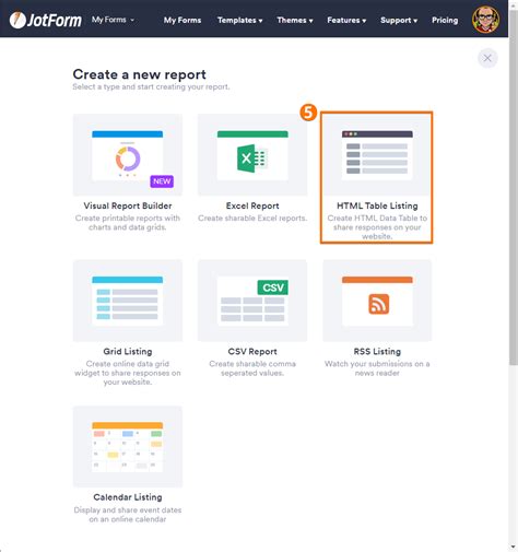 How To Create An HTML Table Listing Report