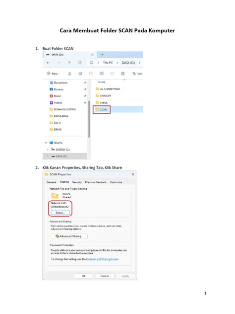 Cara Membuat Folder Scan Pada Komputer Pdf