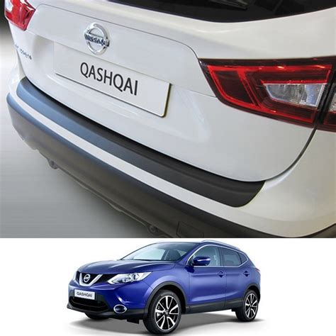 Пластиковая защитная накладка на задний бампер для Nissan Qashqai J11 ...