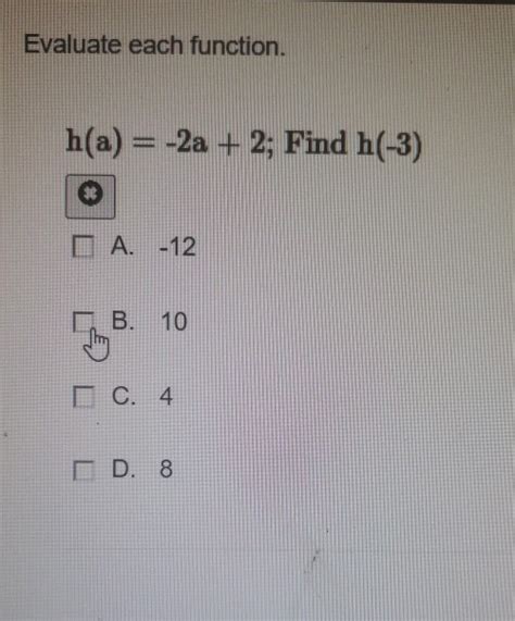 Solved Evaluate Each Function Chegg Com