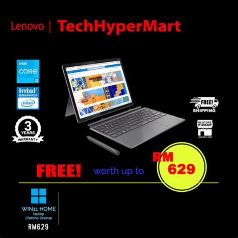 Lenovo IdeaPad Duet 5 12IRU8 83B3000DMJ 12 4 Laptop Notebook