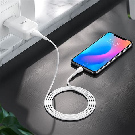 Wall Charger N2 Vigour Eu Plug Set With Cable Hoco The Premium