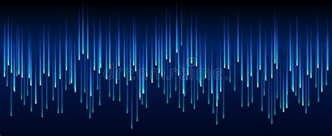 Dark Blue Technology Sci Fi Abstract Matrix Futuristic Background Computer Data Stream Vector