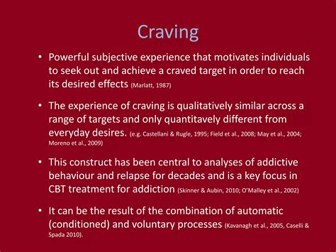 An Empirical Test Of A Metacognitive Model Of Craving Eabct2014 Ppt