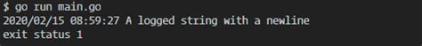 The Log Package In Golang Golang Docs