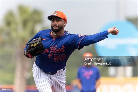 New York Mets Pitcher Sean Manaea During A Spring Training Workout In News Photo Getty Images