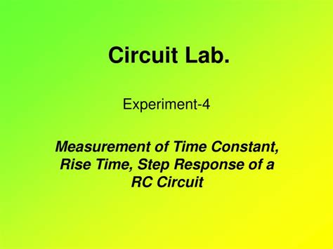 Ppt Circuit Lab Powerpoint Presentation Free Download Id3371604