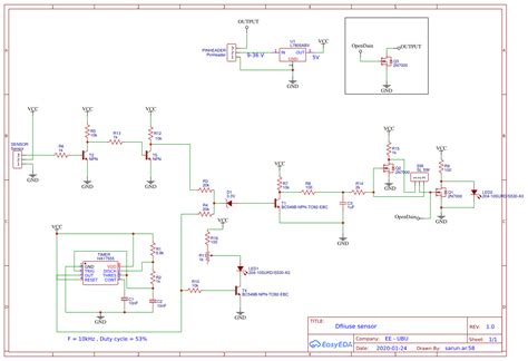 Diffuse Sensor OSHWLab