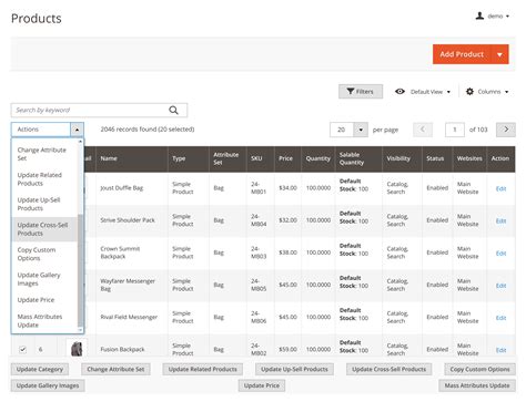 New Module Magento 2 Mass Product Actions Mirasvit