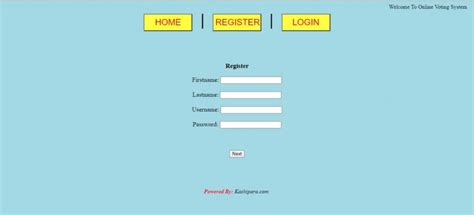 Online Voting System Project In PHP With Source Code And Report Download Kashipara