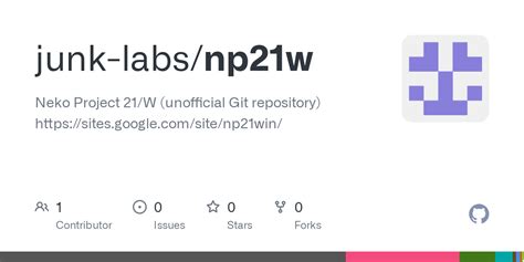 GitHub Junk Labs Np W Neko Project W Unofficial Git Repository Https Sites Google