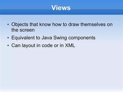 Android Development Ppt