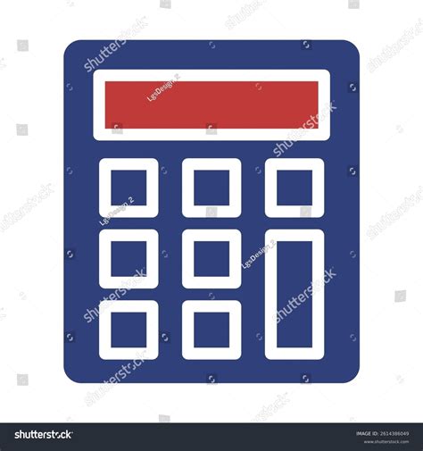 Calculator Icon Mathematical Operations Design Stock Vector Royalty Free 2614386049 Shutterstock