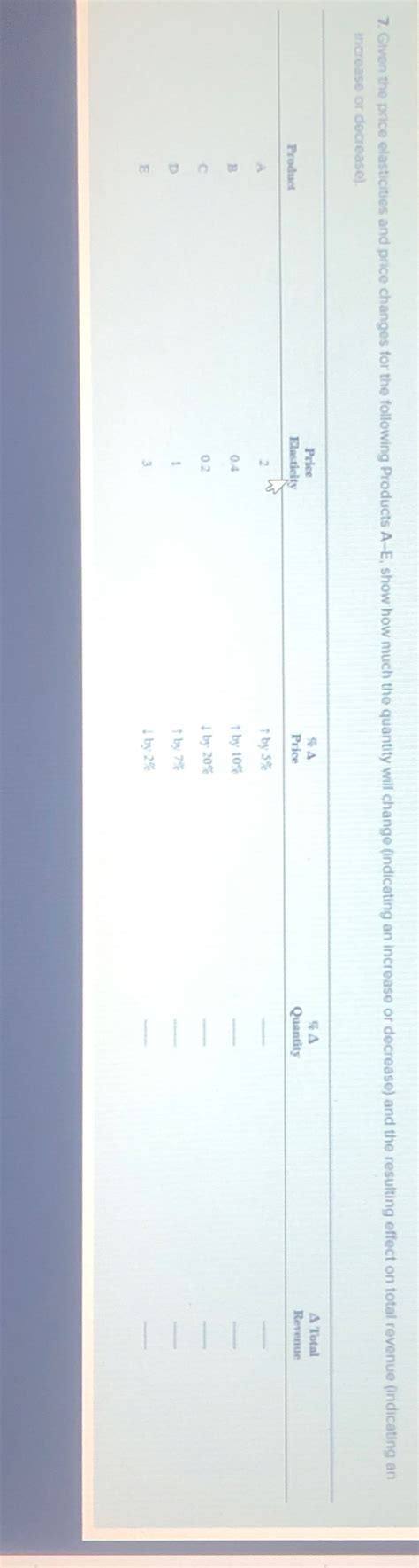 Solved Increase Or
