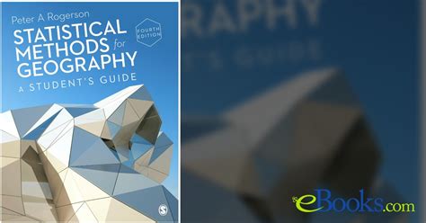 Statistical Methods for Geography (4th ed.)