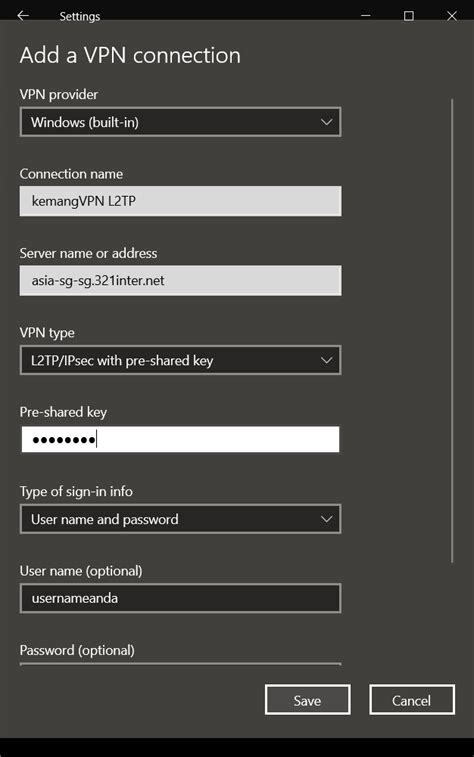 Tutorial Setting Manual Di Komputer Windows KemangVPN