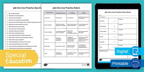 Life Skills Interview Questions Resource Twinkl Usa Life Skills Interview Questions Resource Twinkl Usa