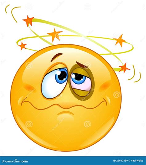 Seeing Stars Emoticon Cartoon Vector 22912439