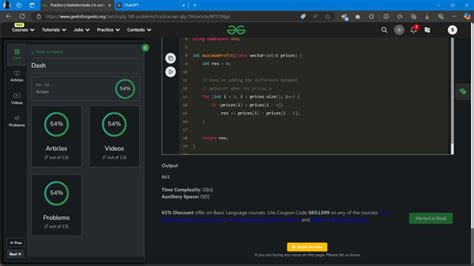 Sujal Kumar On Linkedin Gfg160 Geekstreak2024 Learning Dsa Cpp