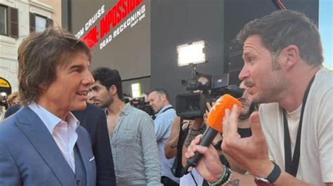 Eric De Munck Spreekt Tom Cruise In Rome Ik Tikte Hem Op Zn Schouder