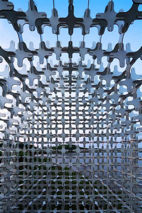 Module Is A Lakeside Pavilion At Vietnamese Tea Farm Made From 2 000 Wooden Crosses