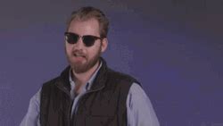 Cool Guy Sunglasses On 