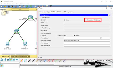 How To Configure Dhcp In Packet Tracer Sysnettech Solutions