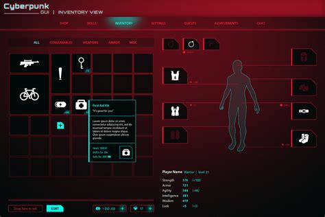 Cyberpunk Gui Ui Kit Over 1300 Png Editable Sources