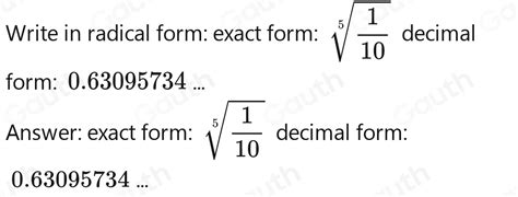 Solved Write 10 Frac 15 In Surd Form Algebra