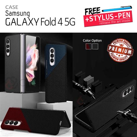 Jual Samsung Galaxy Z Fold Fold G Carbon Fiber Ultra Slim Hard Case Shopee Indonesia