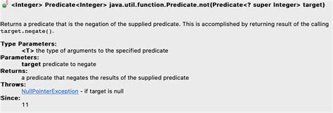predicate not example java 11 techndeck