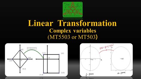 Linear Transformation Complex Variables Bsc Mathematics Youtube