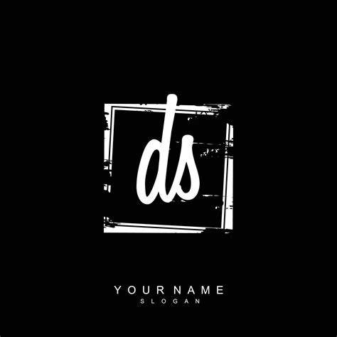 Initial Ds Monogram With Grunge Template Design 21753606 Vector Art At Vecteezy