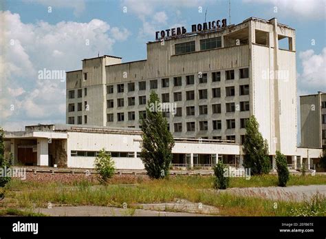 The City Of Pripyat In Abandoned Territory In Ukraine Nearby Chernobyl