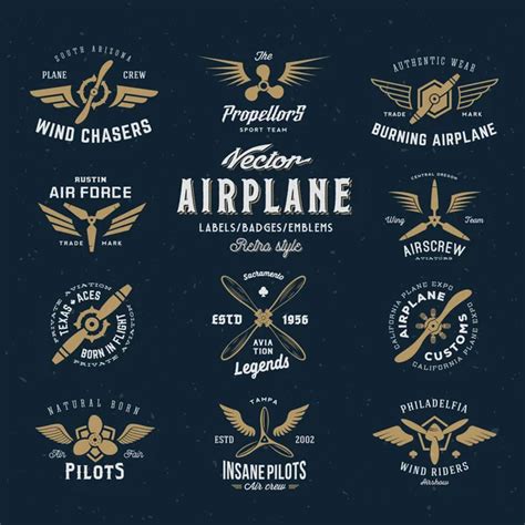 100 000 Aviation Logo Vector Images Depositphotos