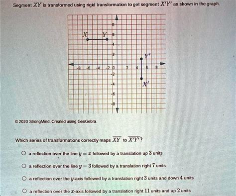 Segment Xy Is Transformed Using Rigid Transformation To Get Segment Xy