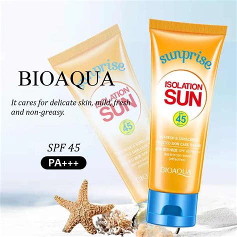 Aliexpress.com : Buy BIOAQUA 80g Sunscreen SPF45 Mild Waterproof Gel ...