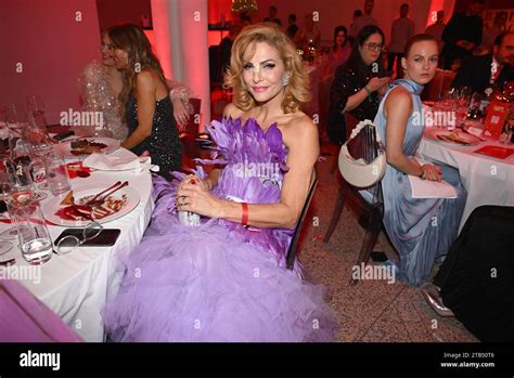 Munich Germany 04th Dec 2023 Presenter Sonya Kraus Celebrates At The Mon Cheri Barbara Day